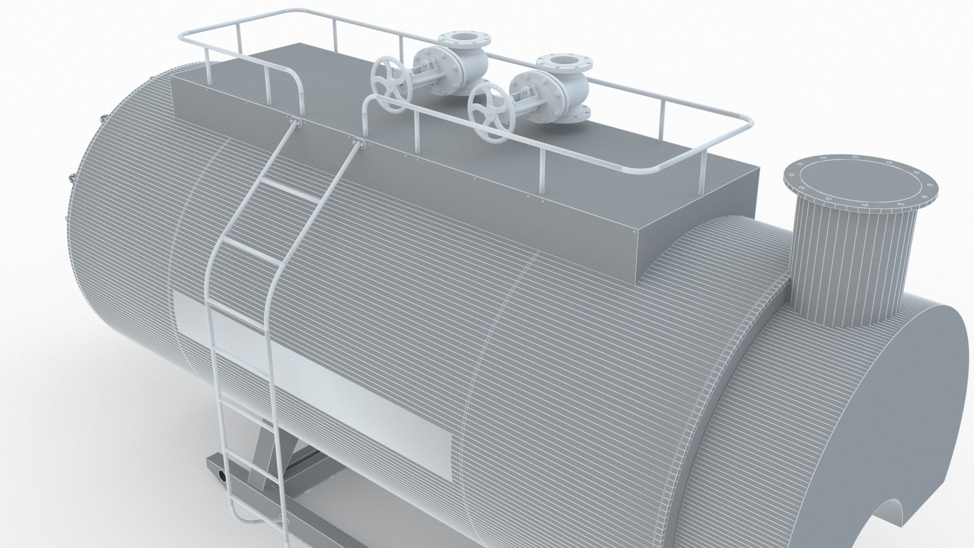 Industrial Hot Water Boiler 3D Model - TurboSquid 2265690