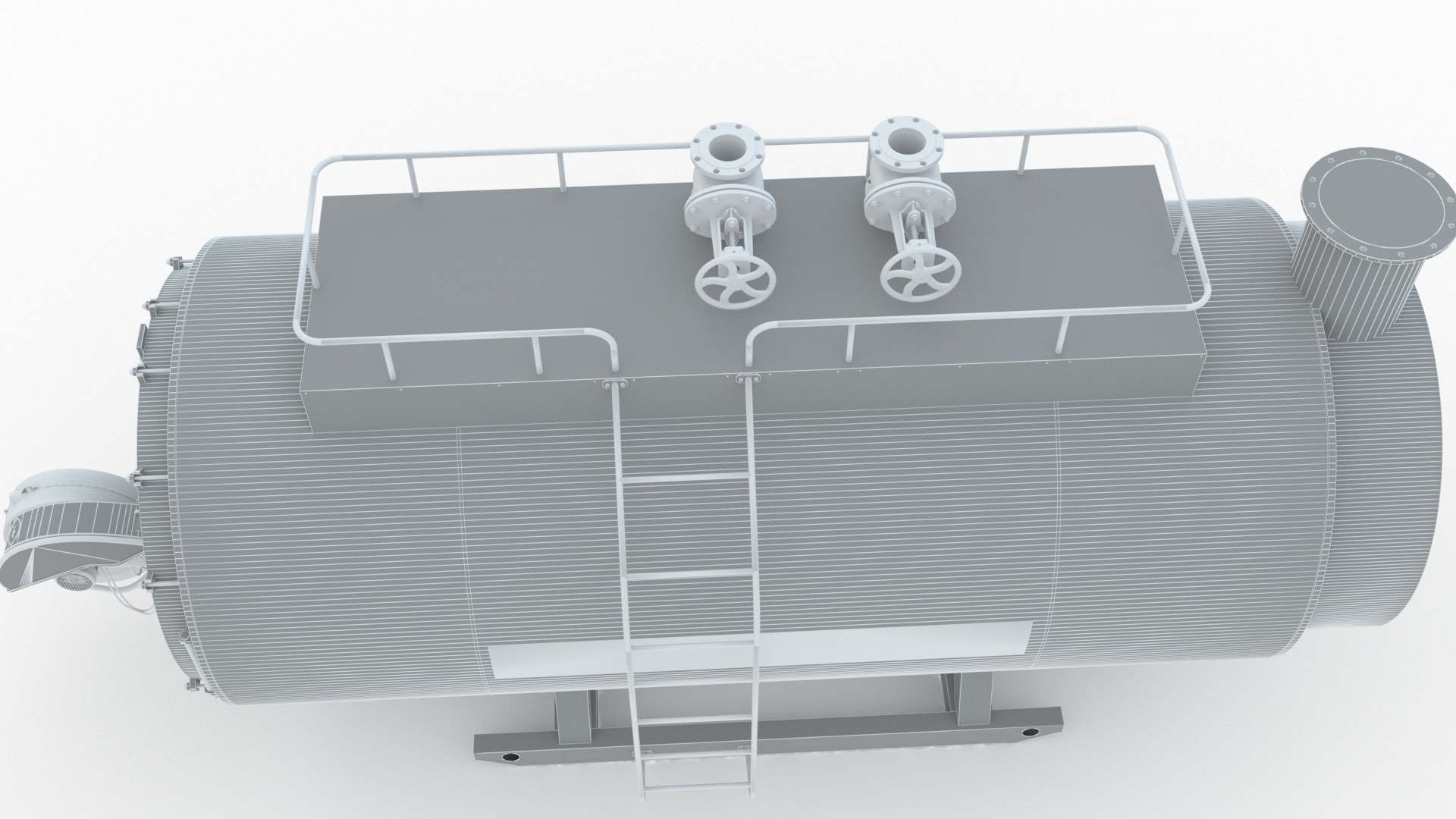 Industrial Hot Water Boiler 3D Model - TurboSquid 2265690