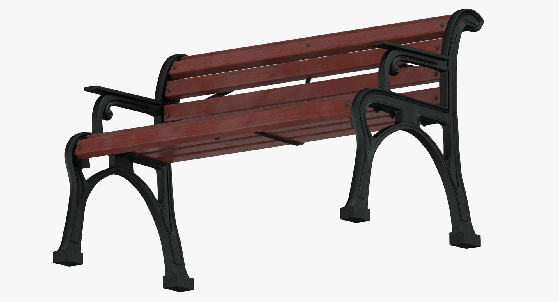 Wood Bench Clean And Dirty 3D Model - TurboSquid 1882911