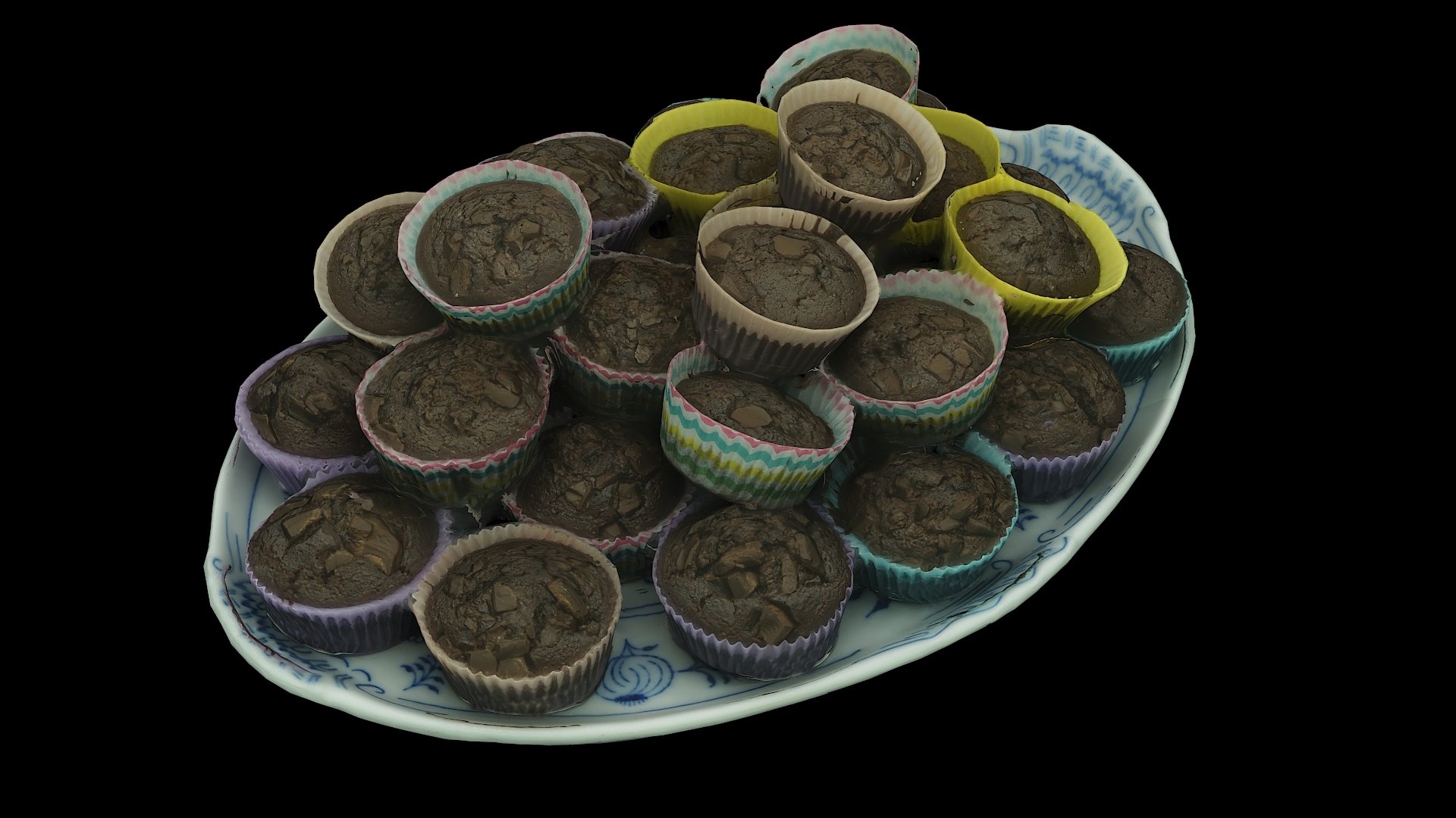 3D model Muffins Pile 02 pbr - TurboSquid 2183928