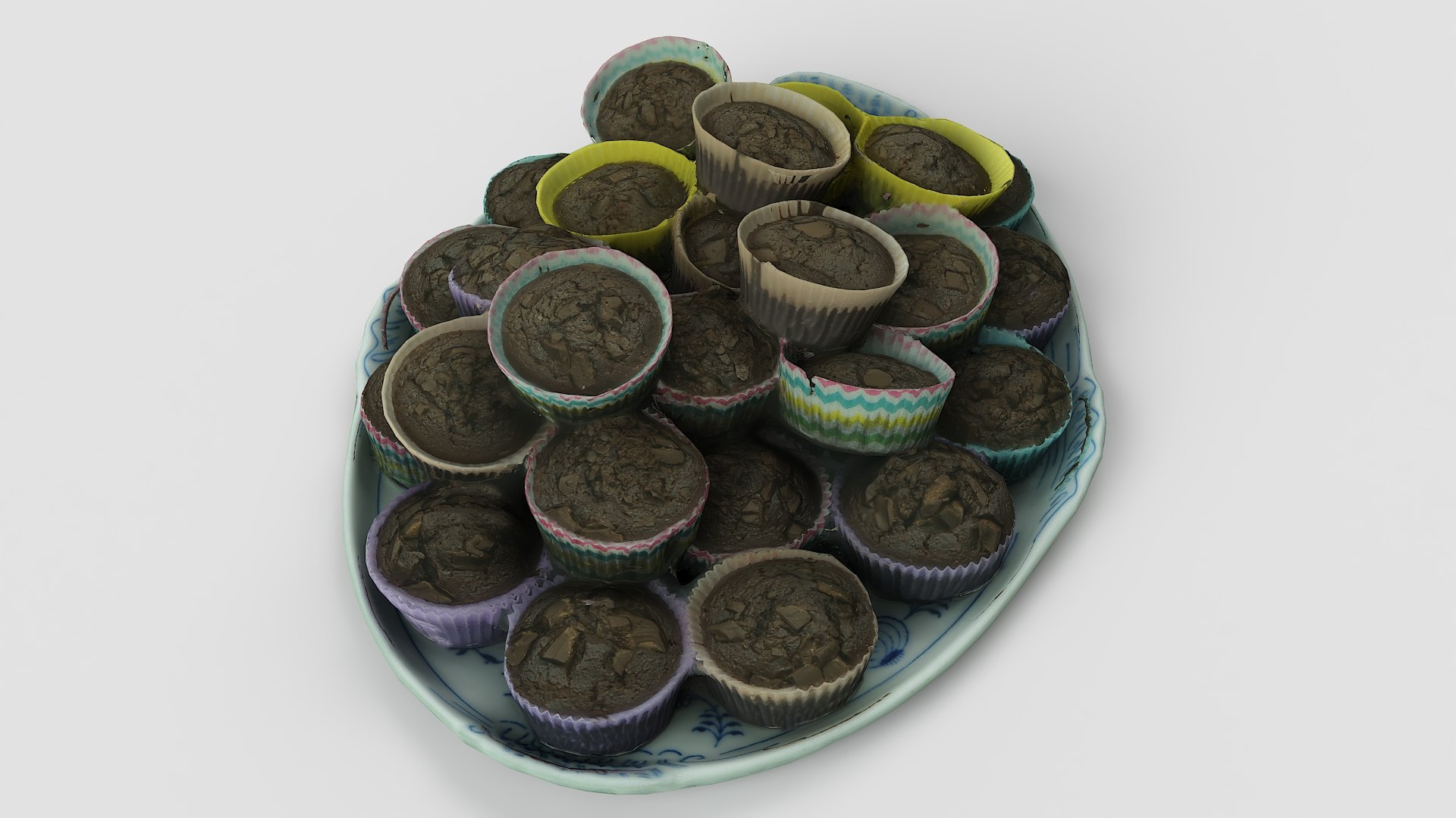 3D model Muffins Pile 02 pbr - TurboSquid 2183928