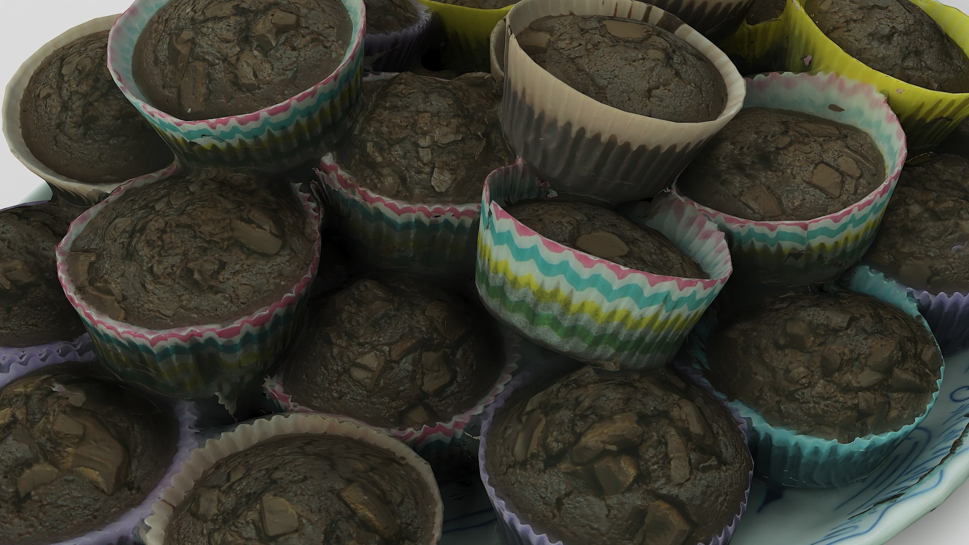3D model Muffins Pile 02 pbr - TurboSquid 2183928