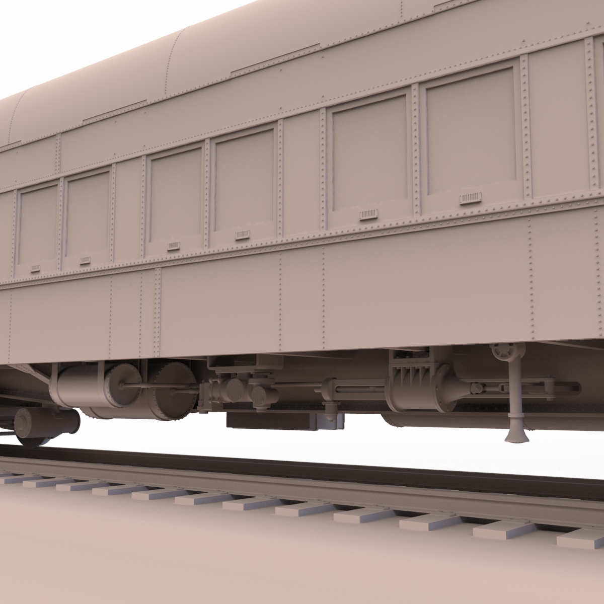 3d obj pullman heavyweight passenger car
