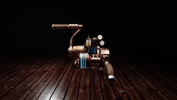 3D Steampunk Chainsaw model - TurboSquid 1901611