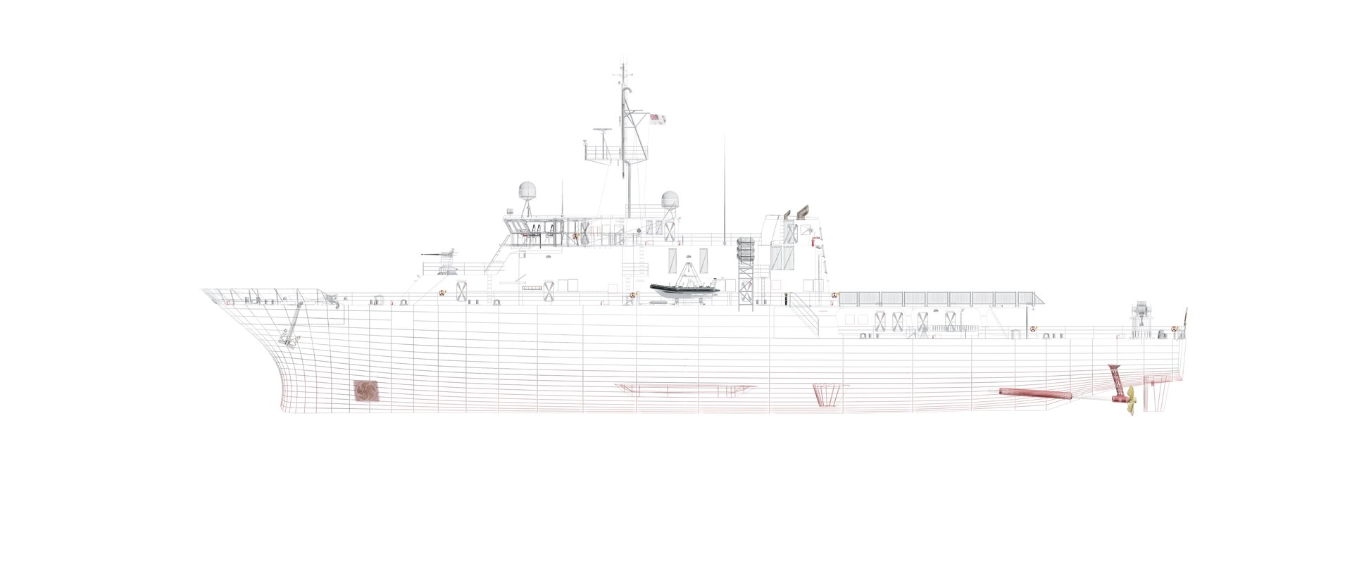 Protector Class Offshore Patrol Vessel - HMNZS Otago 3D - TurboSquid ...