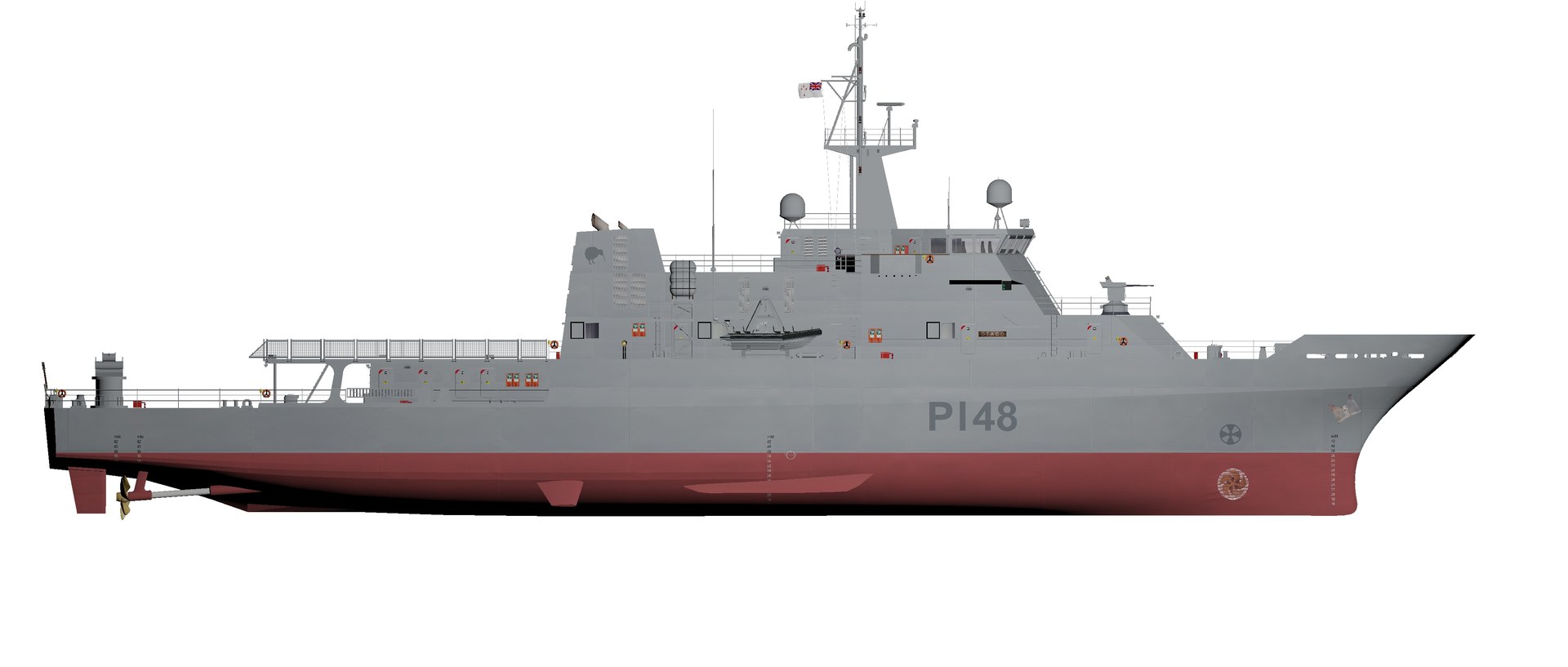 Protector Class Offshore Patrol Vessel - HMNZS Otago 3D - TurboSquid 2073651