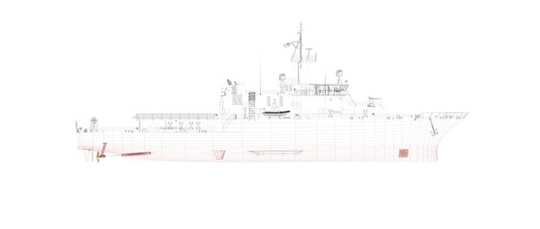 modelo 3d Protector Class Offshore Patrol Vessel - HMNZS Otago ...