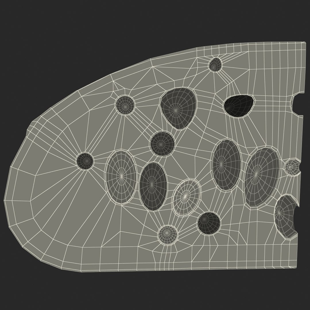 Cheese Food Modelled 3d Max