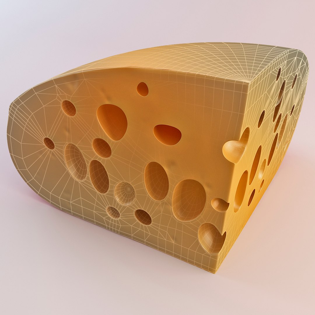 Cheese Food Modelled 3d Max