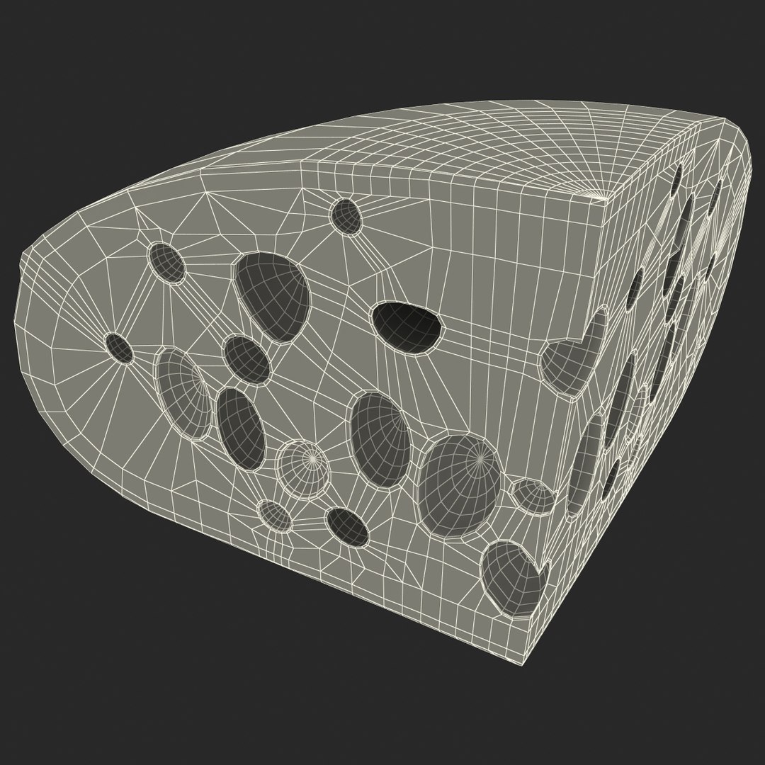 Cheese Food Modelled 3d Max