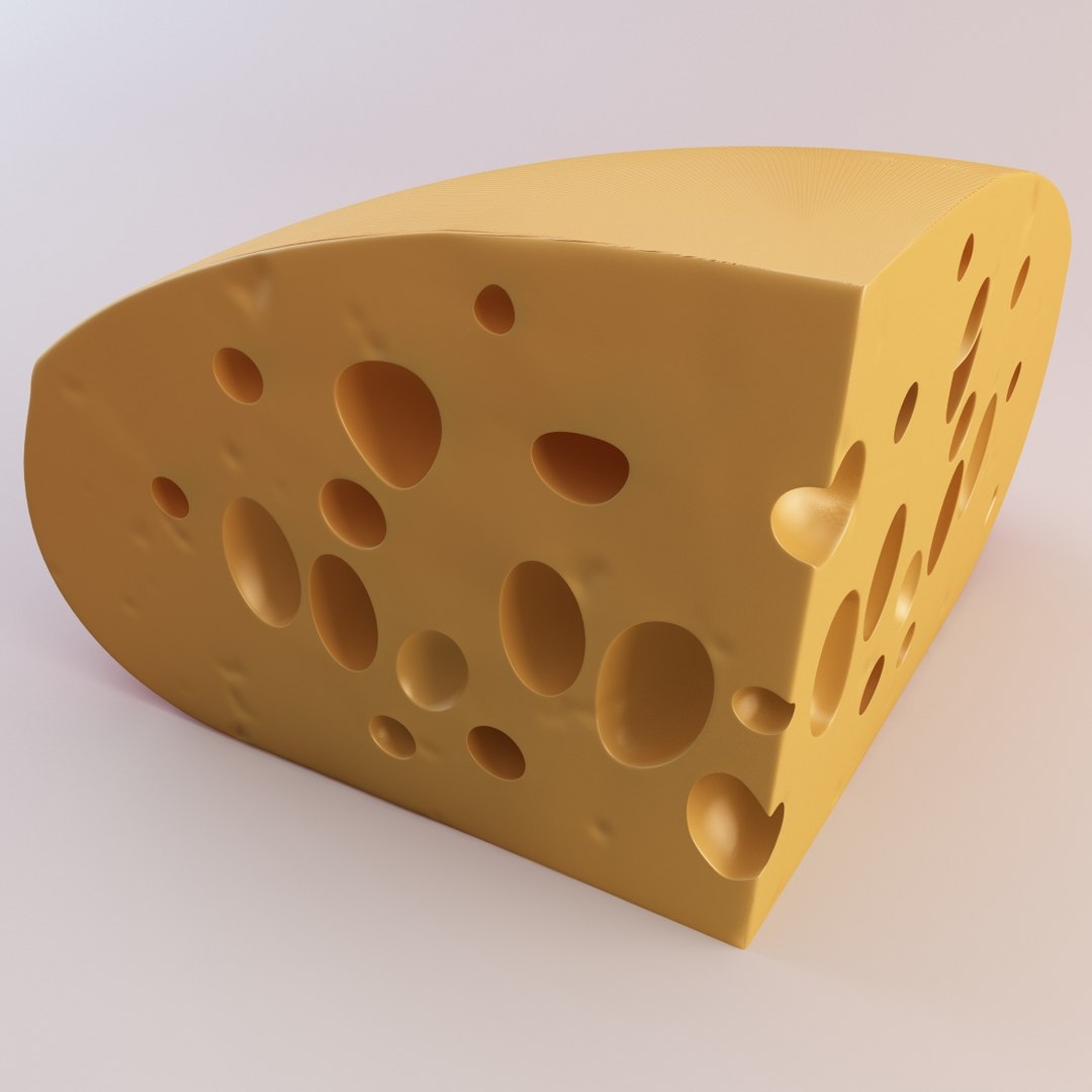 Cheese Food Modelled 3d Max