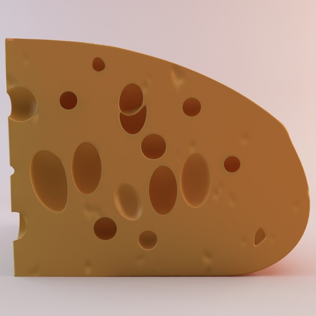 Cheese Food Modelled 3d Max
