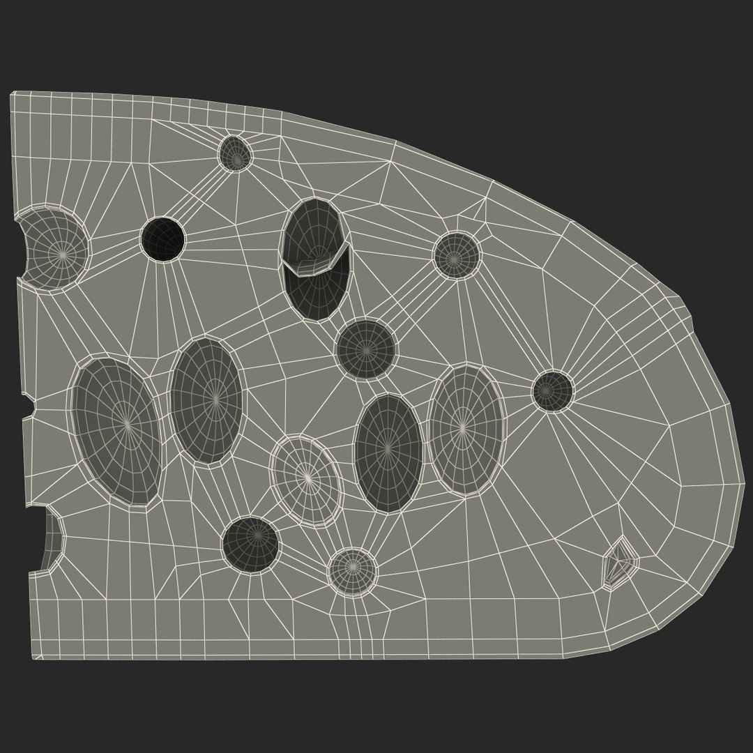 Cheese Food Modelled 3d Max