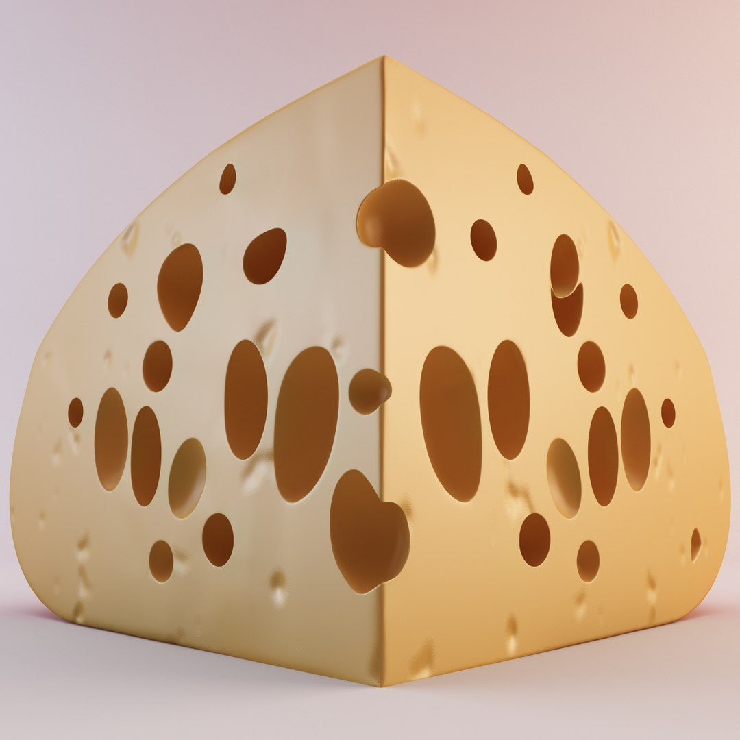 Cheese Food Modelled 3d Max