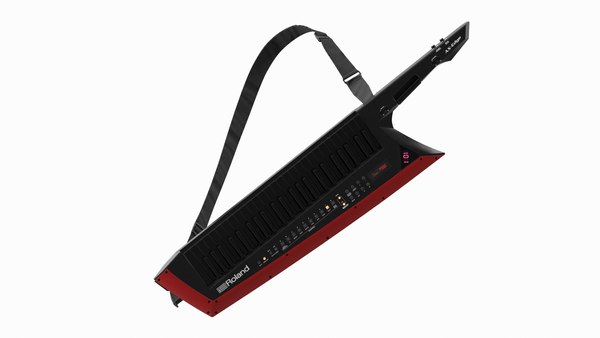 3D Black Keytar Roland AX Edge model - TurboSquid 1784001