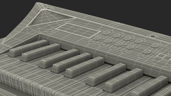 3D Black Keytar Roland AX Edge model - TurboSquid 1784001