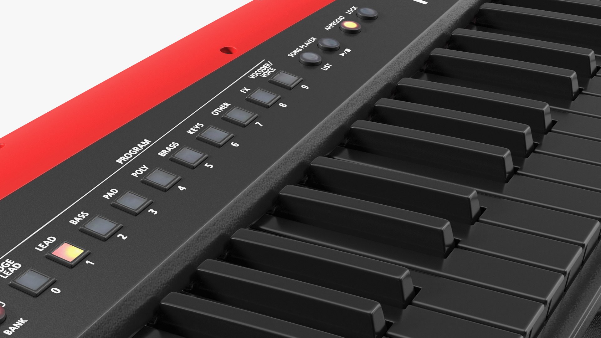 3D Black Keytar Roland AX Edge model - TurboSquid 1784001