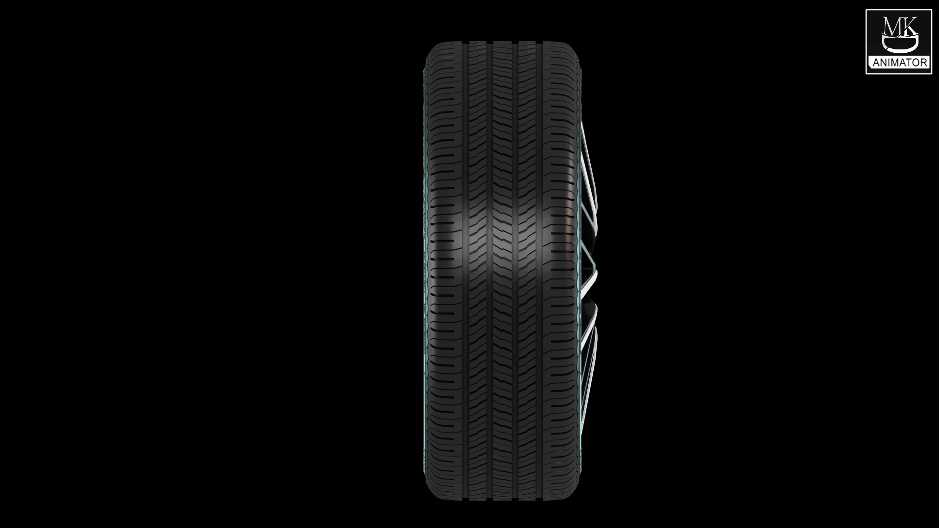3D Car Rim Tire 3D Model - TurboSquid 2312763