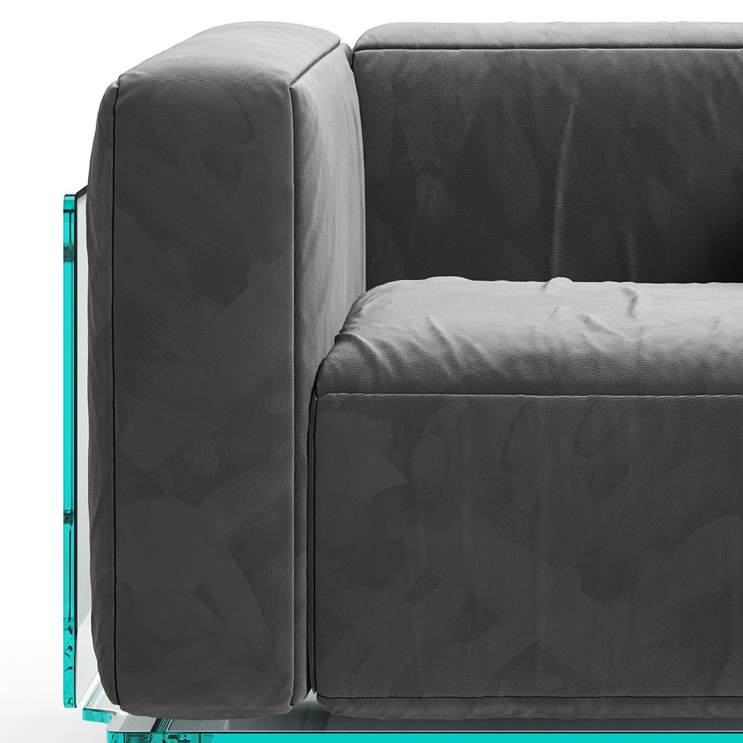 3D Glas Italia Crystal Lounge Armchair - TurboSquid 2320377