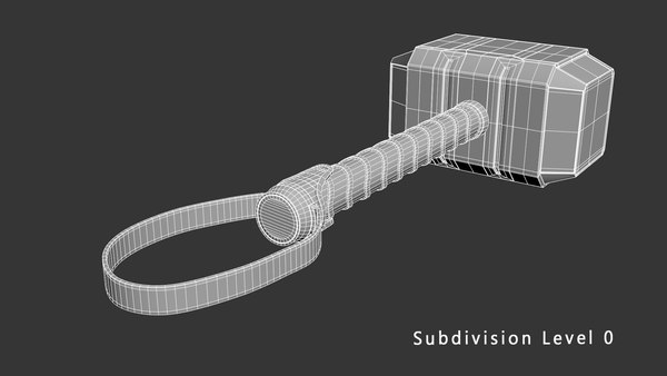 Mjolnir Hammer of Thor rigged(1) 3D model - TurboSquid 1926652