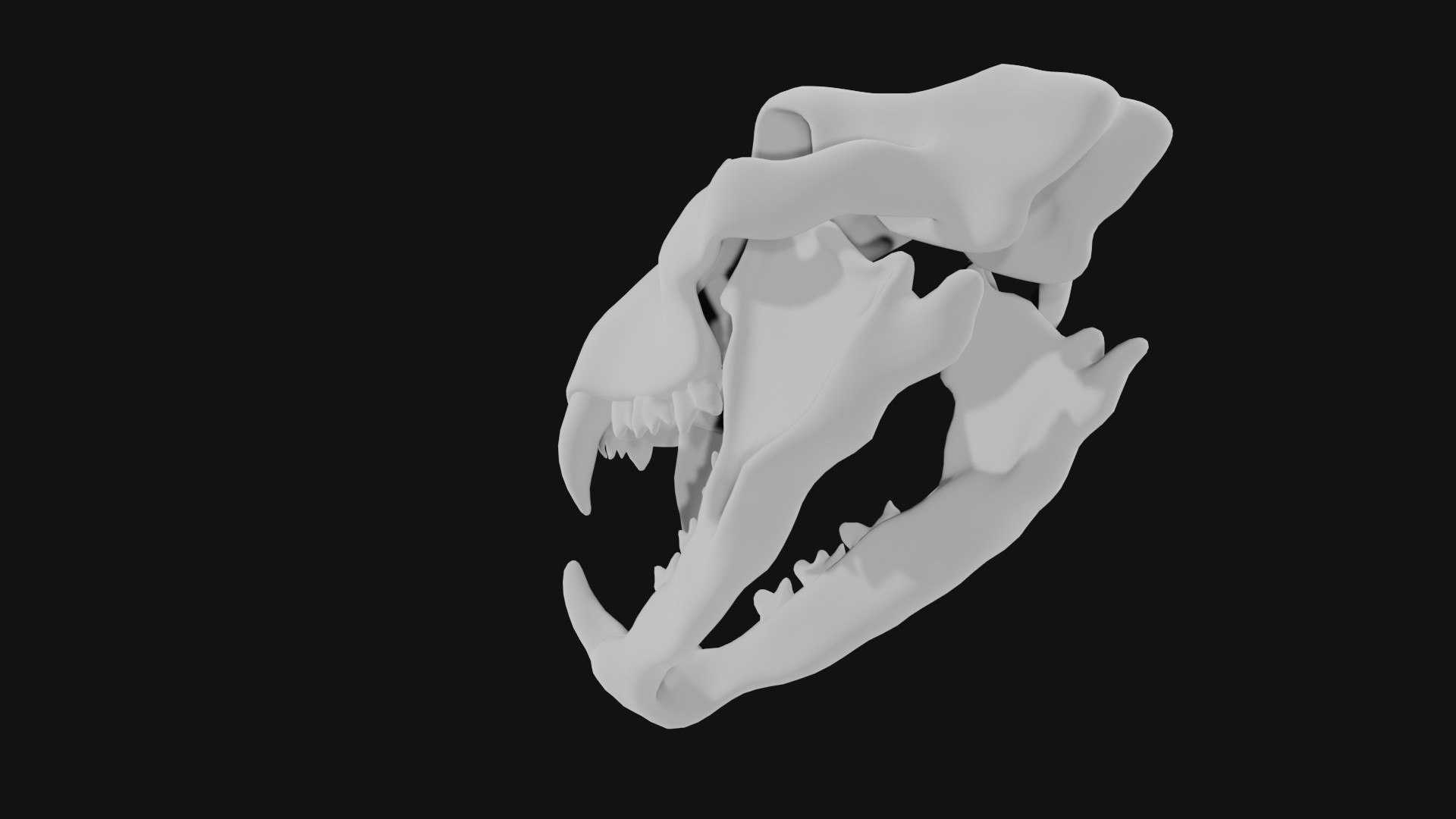 3D Lion Skull Model - TurboSquid 1972519