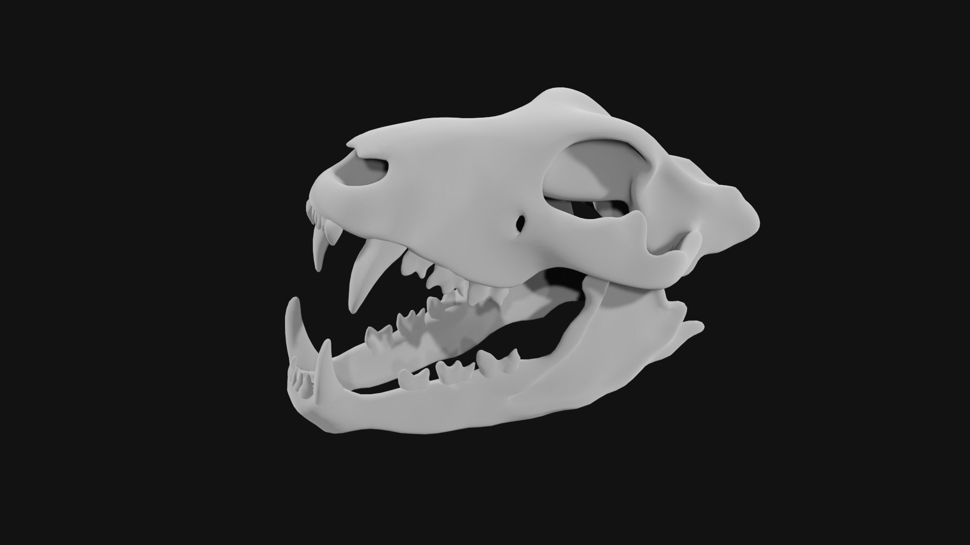 3D Lion Skull Model - TurboSquid 1972519