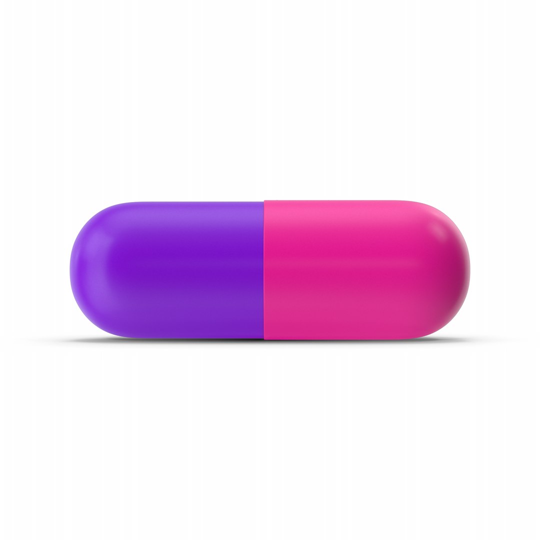 3D Pill Capsule Model - TurboSquid 1925297