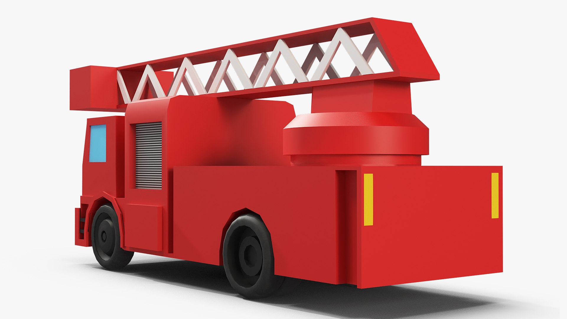 Cartoon Fire Truck 3D - TurboSquid 2418849