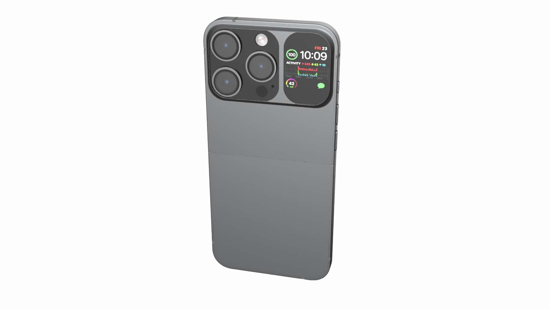 3D Flip Phone Space Gray Rigged For Cinema 4D Model - TurboSquid 2345585