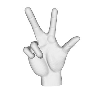 Download 3D Hand Gestures STL Models - TurboSquid