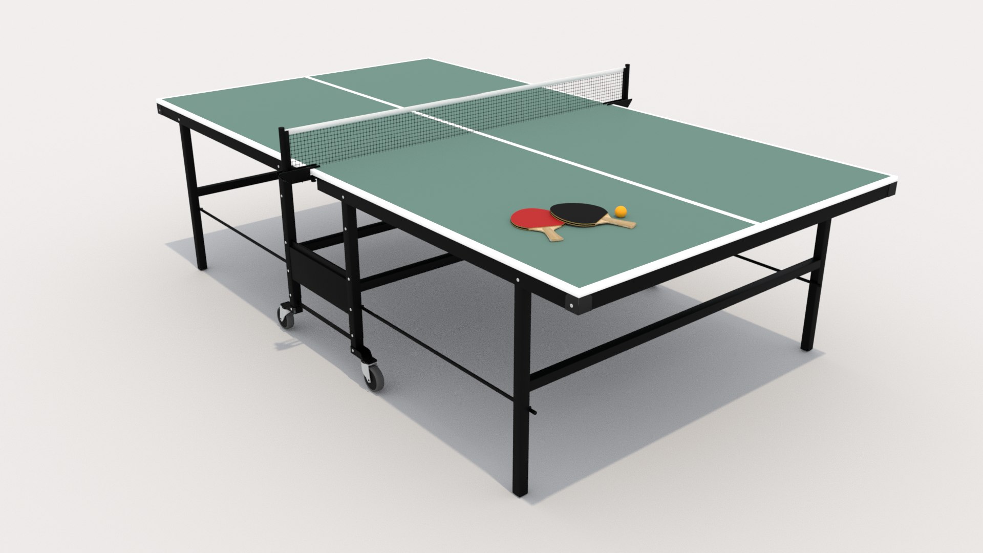 Ping Pong Table 3D Model - TurboSquid 1944099