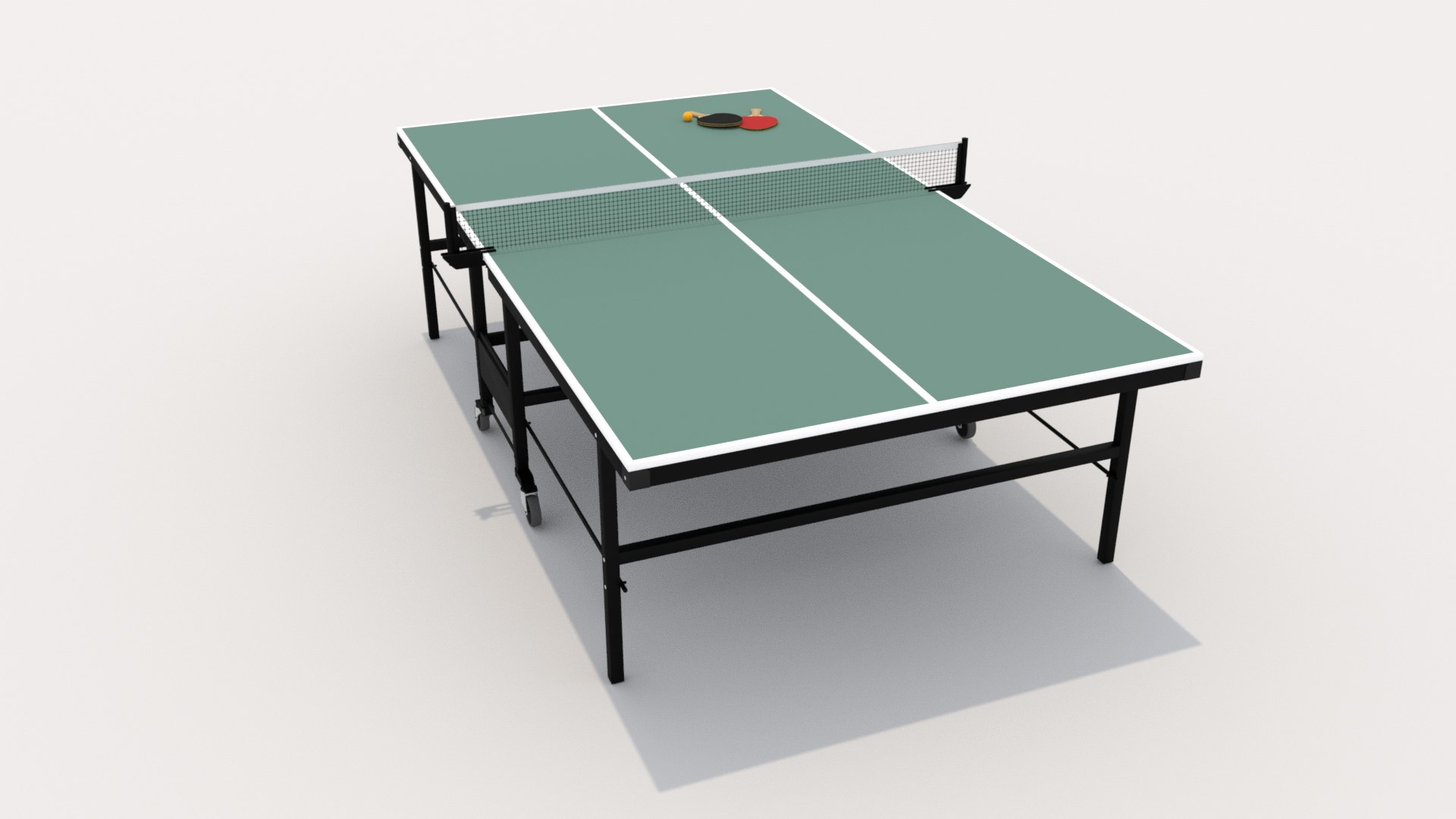 Ping Pong Table 3D Model - TurboSquid 1944099