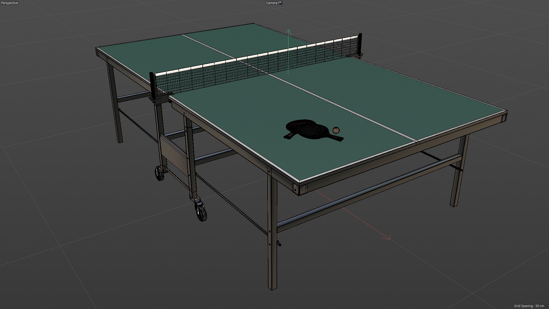 Ping Pong Table 3D Model - TurboSquid 1944099