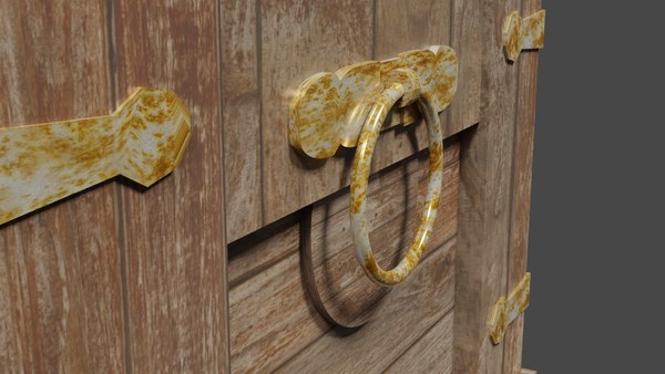 Old Rusted Chest 3D - TurboSquid 1986208