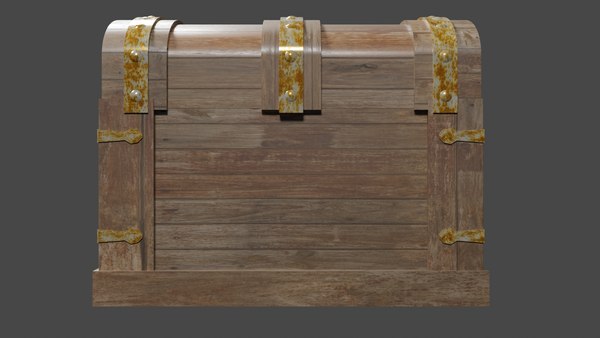 Old Rusted Chest 3D - TurboSquid 1986208