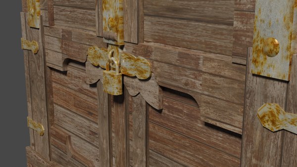 Old Rusted Chest 3D - TurboSquid 1986208