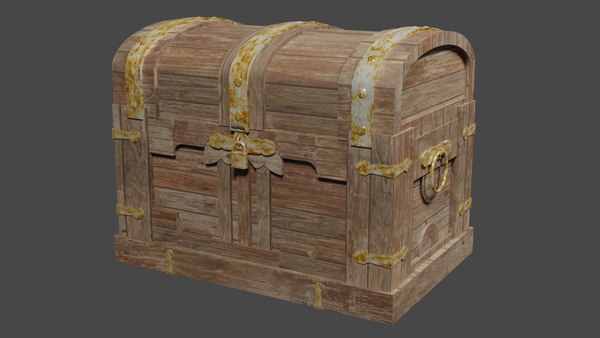 Old Rusted Chest 3D - TurboSquid 1986208