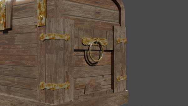 Old Rusted Chest 3D - TurboSquid 1986208