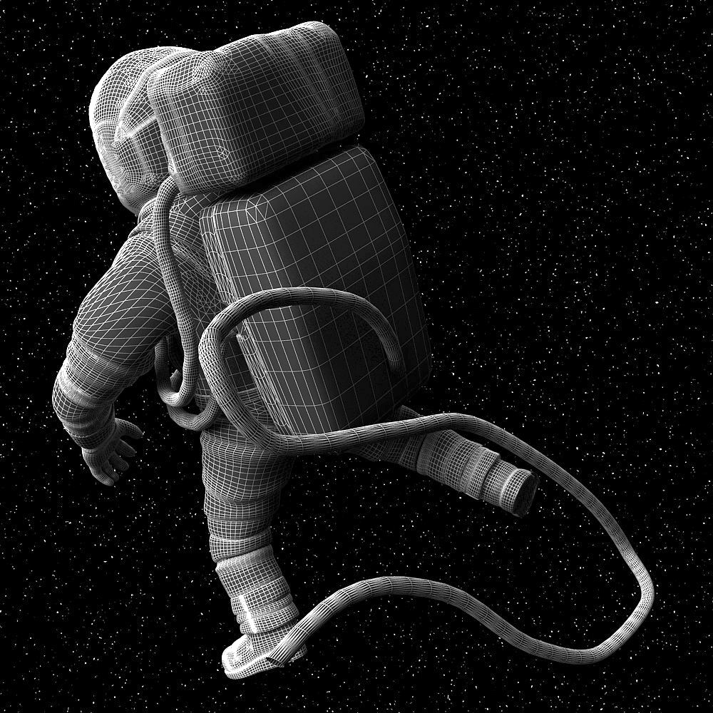 astronaut astronaught 3d 3ds