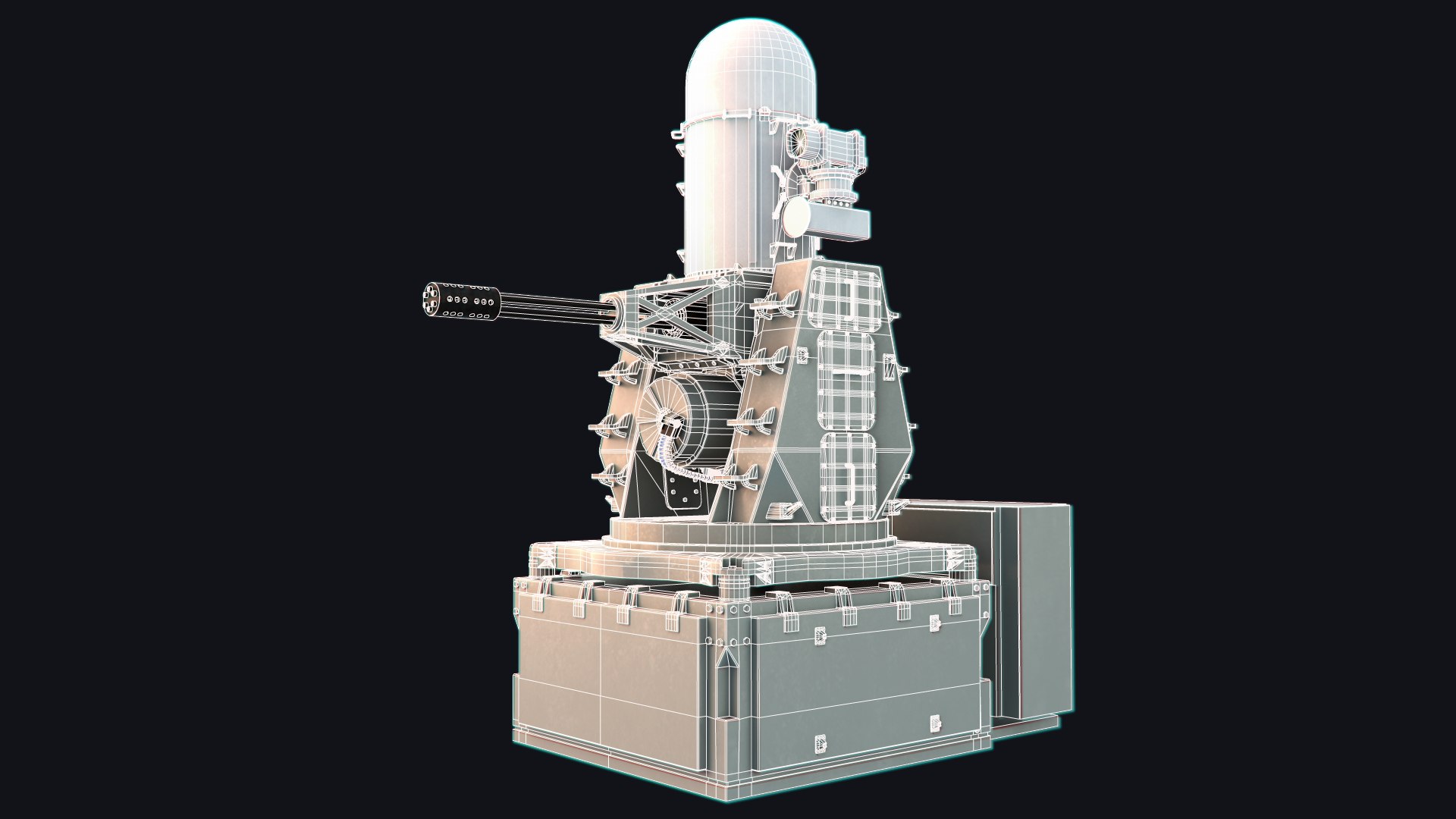 3d obj phalanx weapon