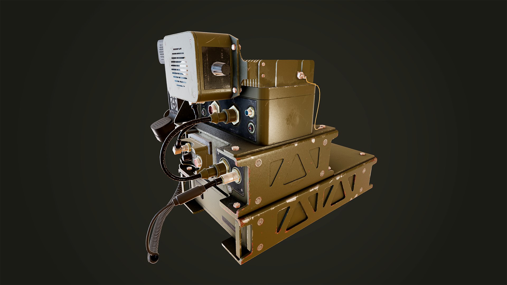 Military Radio Station 3D Model - TurboSquid 1696891