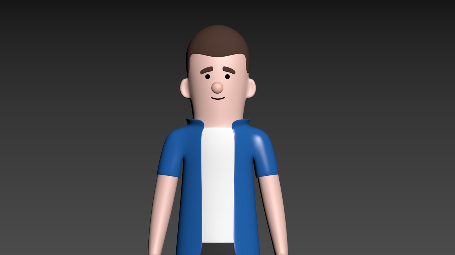 3D Male Cartoon Character 3d Model Rigged Body - TurboSquid 2169997