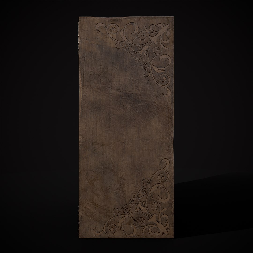 3D Rustic Ornamental Wooden Cabinet - TurboSquid 1968025