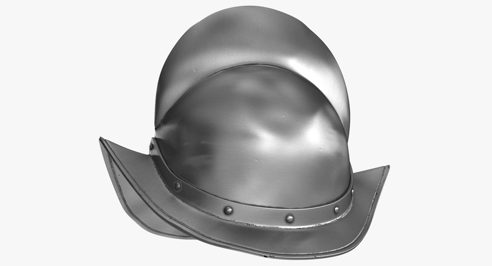 3D Spanish Comb Morion Helmet Model - TurboSquid 1160342