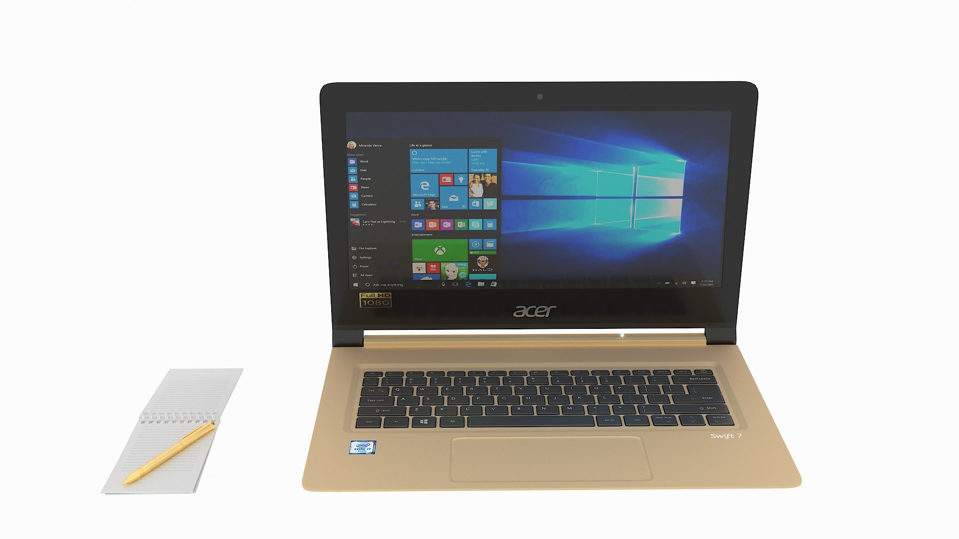 3D Acer Laptop Swift Model - TurboSquid 1689114