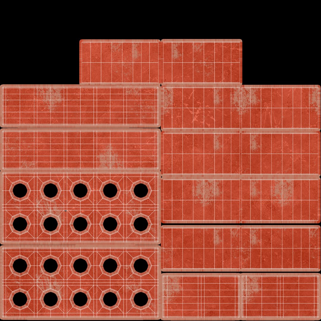 3D Red Brick 2 model - TurboSquid 2077962
