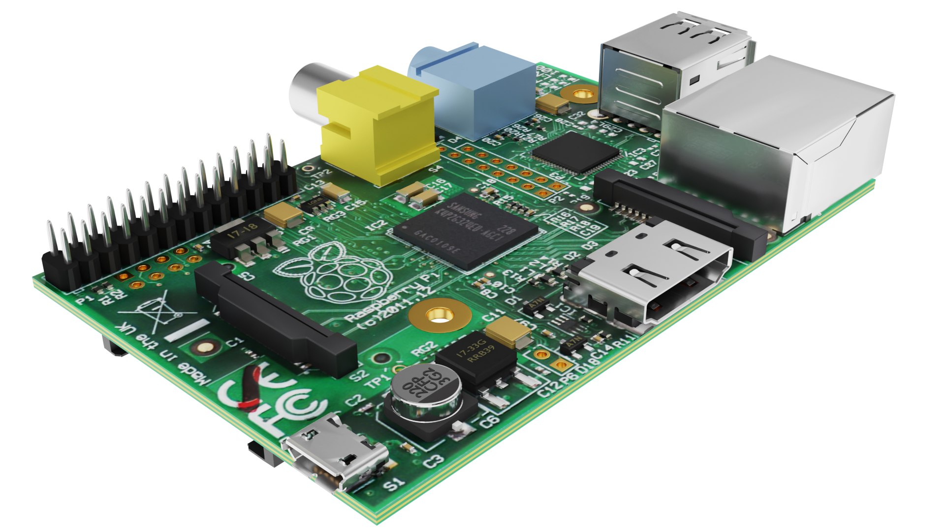 3D Raspberry Pi A - TurboSquid 1874832
