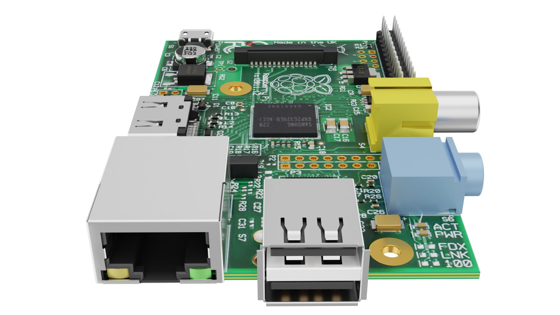 3D Raspberry Pi A - TurboSquid 1874832