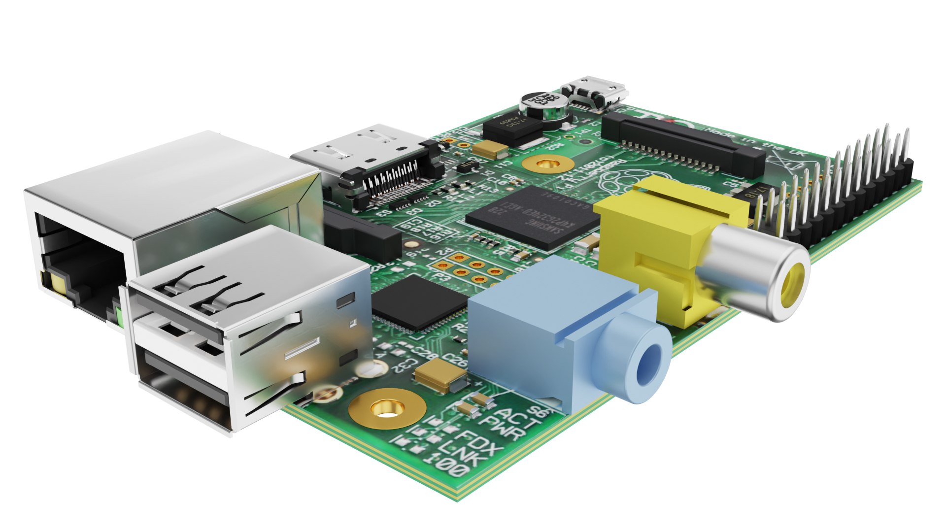 3D Raspberry Pi A - TurboSquid 1874832