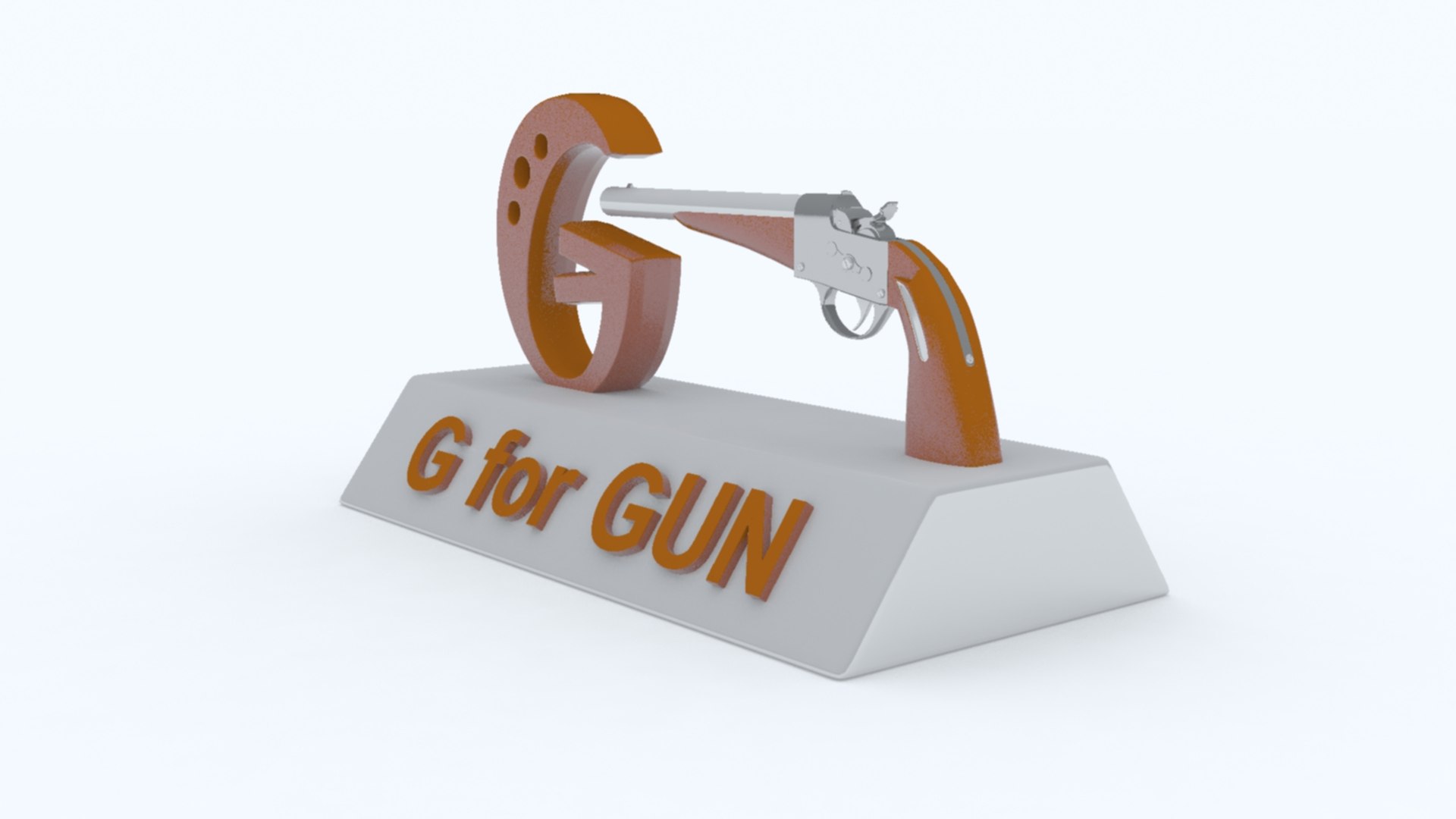 Gun G 3D Model - TurboSquid 1685215